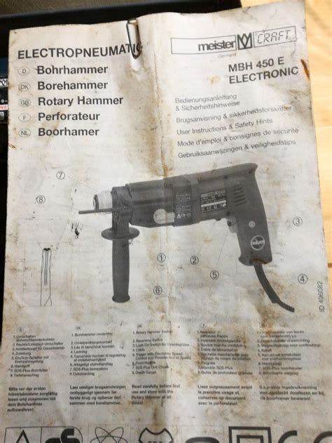 Meister Craft Bohrhammer MBH 450e In 53547 Leubsdorf For 15 00 For