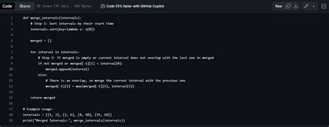 for all on linkedin merge intervals code