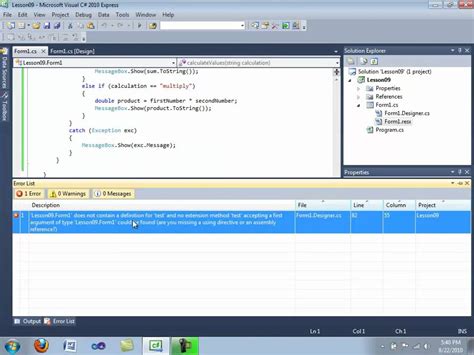 Visual C Lesson Classes And OOP Part YouTube