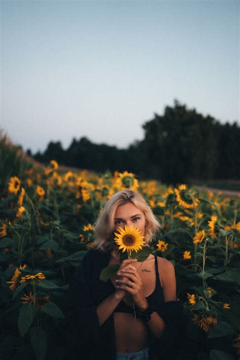 Sunflower Girl On Behance