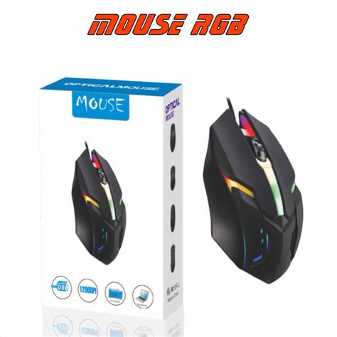 Jual Mouse Gaming Led Rgb Mouse Laptop Pc Shopee Indonesia