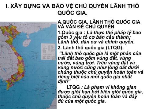 PPT - XÂY DỰNG VÀ BẢO VỆ CHỦ QUYỀN, BIÊN GIỚI LÃNH THỔ QUỐC GIA PowerPoint Presentation - ID:4225620
