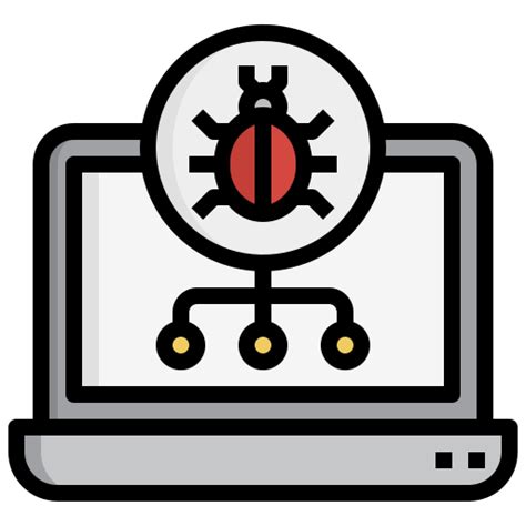 Bug Surang Lineal Color Icon