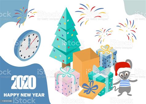 Ilustración De Feliz Navidad Y Feliz Año Nuevo 2020 Felices Fiestas