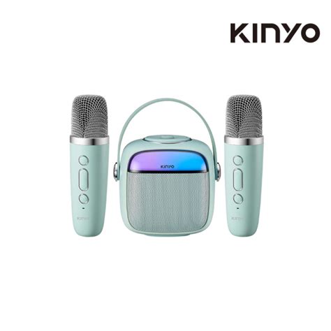 【kinyo】藍牙k歌小音箱 綠ky 2023g 全聯全電商
