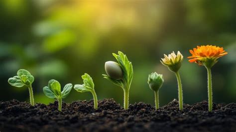 Growing Flower Stages