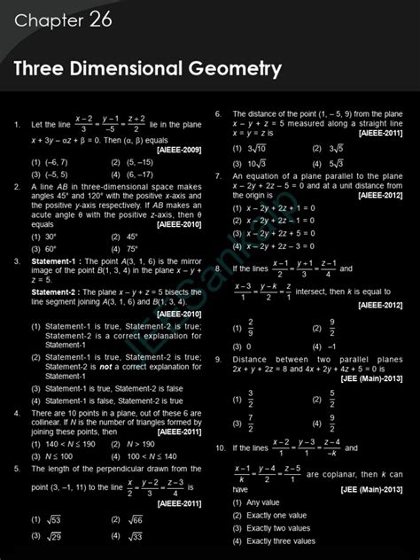 3d geometry pdf line geometry mathematics
