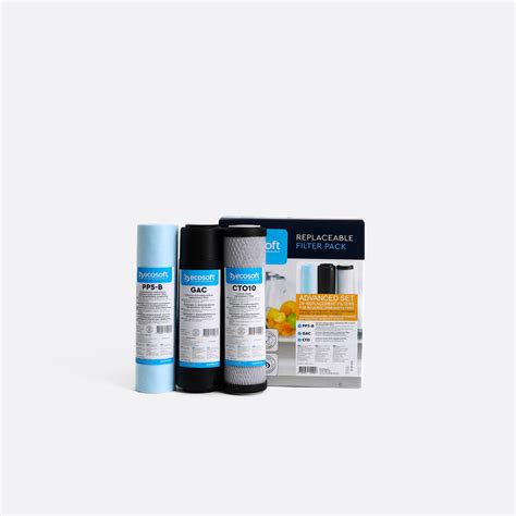 Ecosoft Robust 1500 Replacement Filter Pack Without Ro Membranes