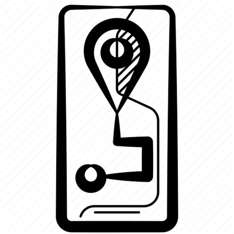 Gps Map Pointer Navigator Route Finder Pin Icon Download On Iconfinder