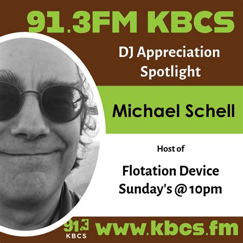 Dj Appreciation Post Michael Schell Host Of Flotation Device 913