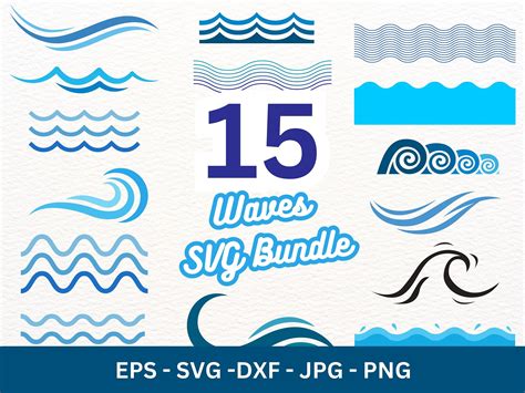 Wave Svg Bundle Wave Png Bundle Digital Cut File Wave Svg Wave Cut File Drop Svg Tidal