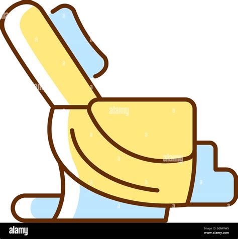 Massage Chair Rgb Color Icon Stock Vector Image And Art Alamy