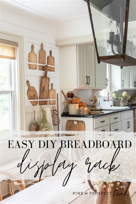 Diy Easy Breadboard Display Rack Build A Budget Friendly Display Pine And Prospect Home In
