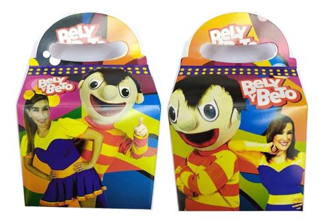 Show Bely Beto Pack 50 Dulceros Cajitas Bolo Feliz Regio Meses Sin