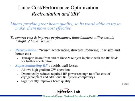 Energy Recovered Linacs The User Beam As Rf Source Ppt Download