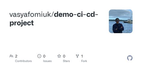GitHub Vasyafomiuk Demo Ci Cd Project