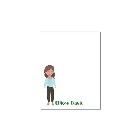 Fancy Ladies Personalized Notepad The Mad Padder