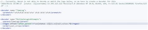 Need Help Creating A Decoder R Wazuh