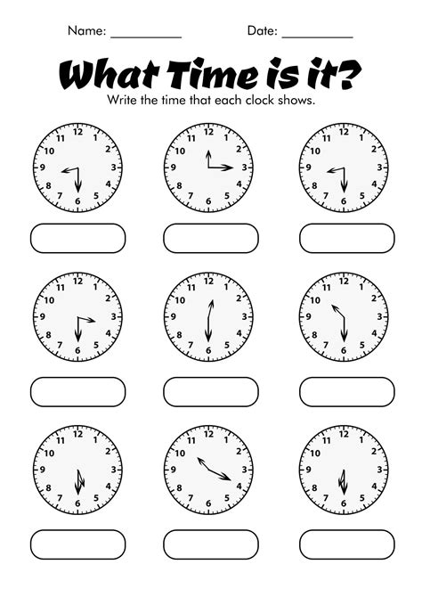 18 Clock Worksheets For Second Grade Time Worksheets 2nd Grade