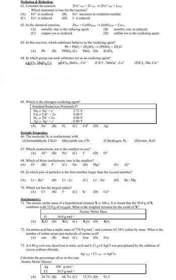 answered 67 which isoelectronic ion is the smallest in size a a1³