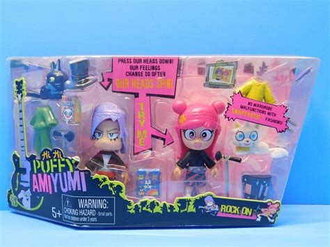 Mattel Hi Hi Puffy Ami Yumi Rockin World Playset And Costumes Figures Lot