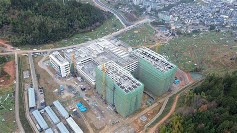 明年投用人民医院迁建工程进度条刷新
