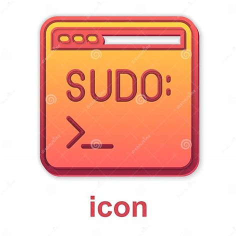 gold code terminal icon isolated on white background browser window