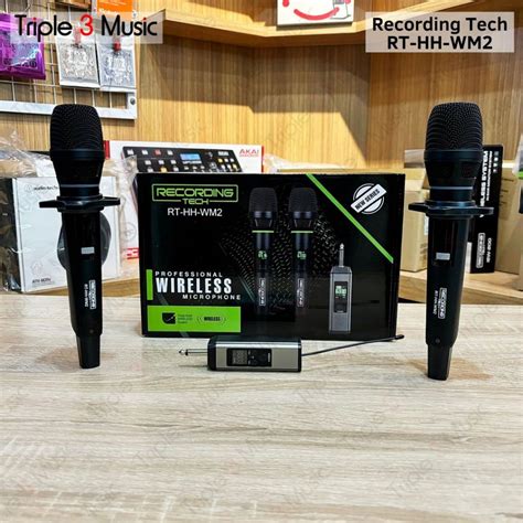 Jual RECORDING TECH RT HH WM2 Wireless Microphone 2 Mic ORIGINAL