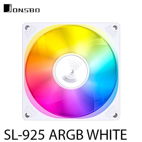 Jual Jonsbo Sl White Argb Fan Case Cm Casing Pin V Shopee Indonesia