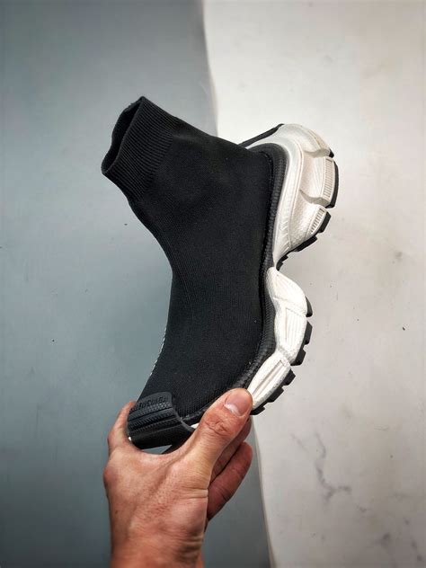 Balenciaga 巴黎世家 3xl 袜子鞋 黑白 Gdf档口 潮流干货
