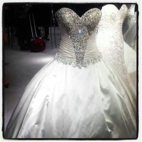Blinged Out Wedding Dress Wedding Ideas Oh Man I Started One