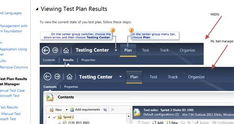 Tfs Missing Result Tab In Microsoft Test Manager Stack Overflow