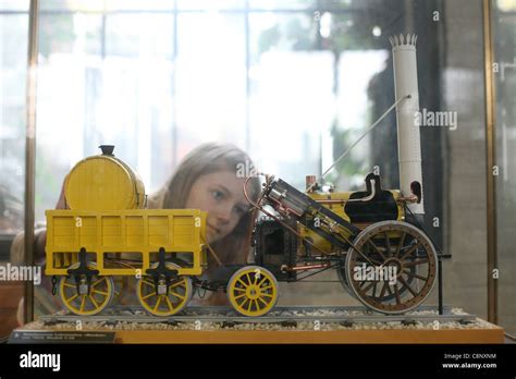Scale Model Of Stephensons Rocket An Early Steam Locomotive From 1829