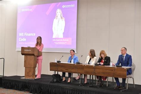 Ангеловска Бежоска ја промовира иницијативата за подобар пристап до финансии за жените