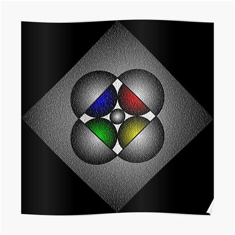 Rotated Snooker Balls Shattered Glass Poster For Sale By Joheit