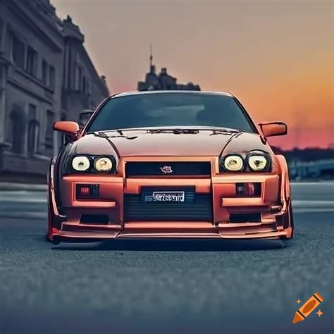 Nissan R34 Car In Galicia