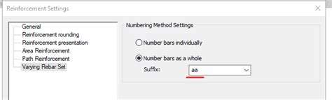Scheduling Varying Rebar Sets With A Suffix In Logical Order Autodesk Community