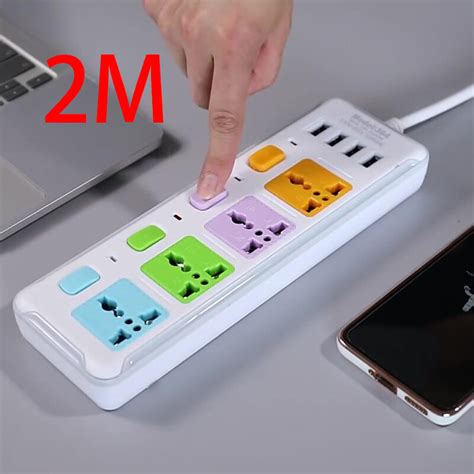 【🇲🇾stock 】2m 5m Power Socket Universal 3 Socket Power Strip With Usb