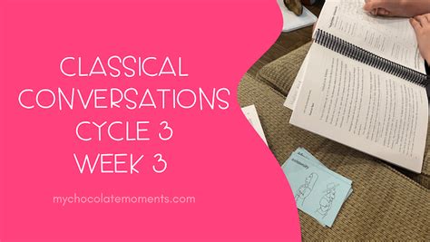 Classical Conversations Cycle 3 Week 3