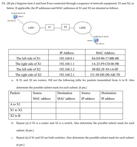 Solved P4 20 Pts Suppose Host A And Host B Are Connected Chegg Com