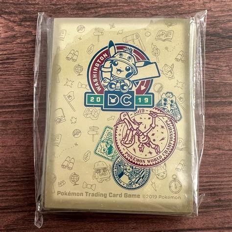 【海外希少品】 Wcs2019 ワシントン大会 ピカチュウ スリーブ 縦 メルカリ
