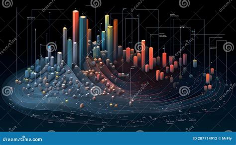 Data Mining Center Chart Stock Illustration Illustration Of Stage