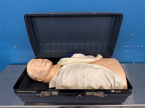 Laerdal Resusci Anne Qcpr Torso In Carry Case For Sale