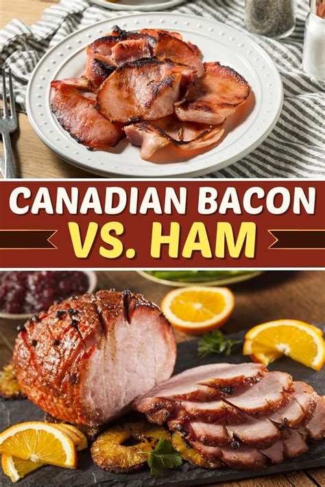 Canadian Bacon Vs Ham Main Differences Insanely Good