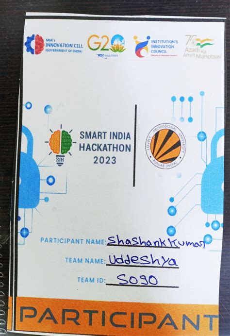 Shashank Kumar On Linkedin Smartindiahackathon Innovation Teamleadership Learningjourney…