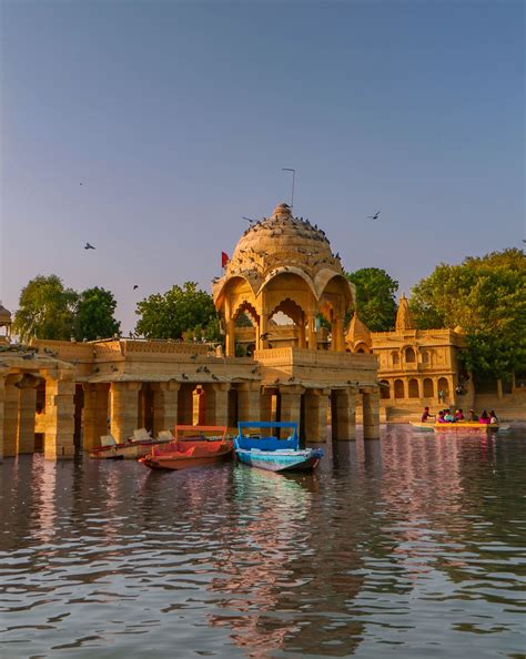 The Gadisar Lake Jaisalmer Jaisalmer Incredible India Travel