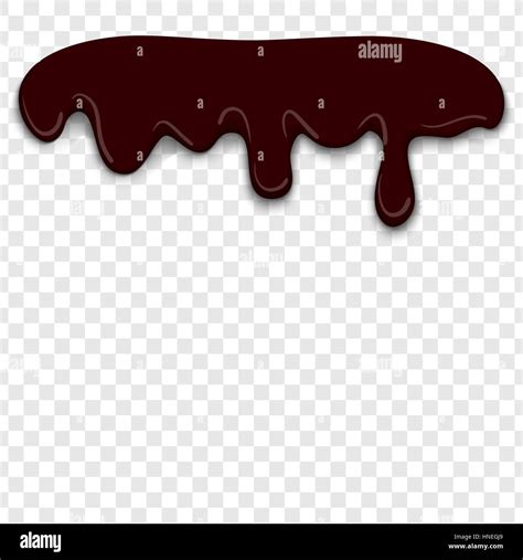 Realistic Chocolate Drop Shape Stock Vector Image And Art Alamy