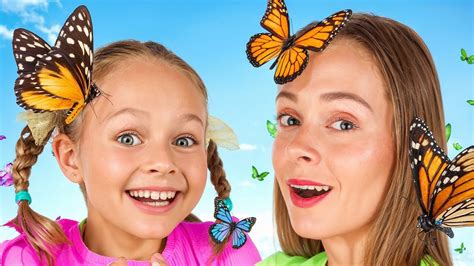 Maya And Mary Play With Cartoon Insects Youtube