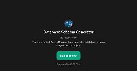 Database Schema Generator 2024 01 20 Taaft