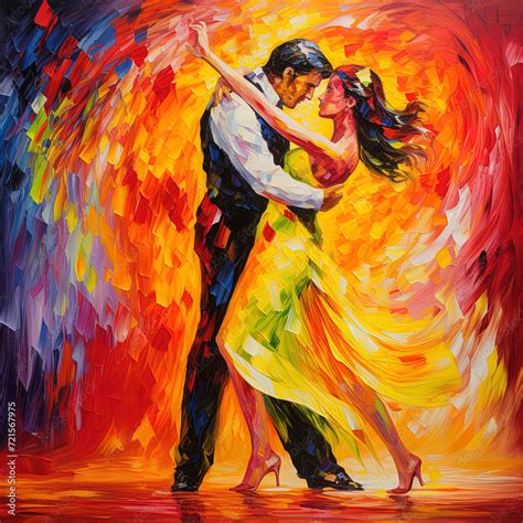Couple Man And Woman Dancing Vintage Dance Stock Vector Set Collection